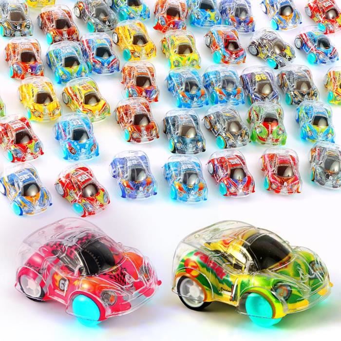 50 Pcs Mini Pull Back Cars, Party Favors for Kids Small Pull Back Race ...