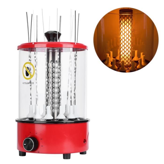 INGSHOP© 220V Machine de barbecue de gril vertical électrique Appareil ...