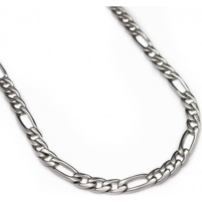 Chaine homme acier inoxydable figaro - Achat / Vente chaine de cou ...