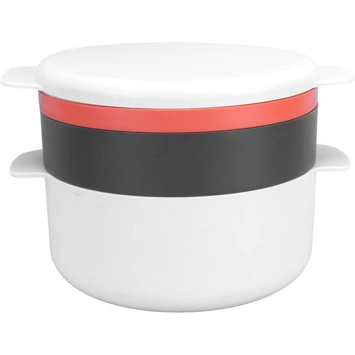Cuiseur à riz pour micro-ondes, antiadhésif rond pour cuiseur à riz ...