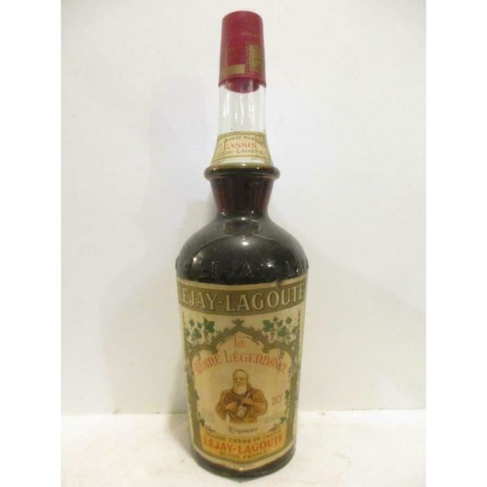Liqueur lejay-lagoute cassis le moine légendaire (années 1950 à 1960 ...