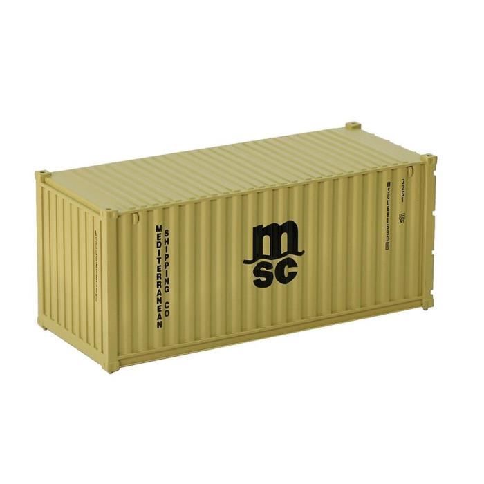1pc HO échelle 20ft conteneur d'expédition modèle accessoires ...