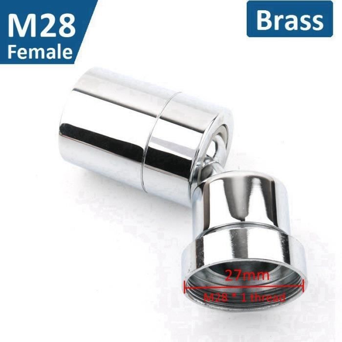 Robinetterie cuisine,Aérateur économiseur d'eau M16 18 20 22 24 26, rotation à 360 degrés ...