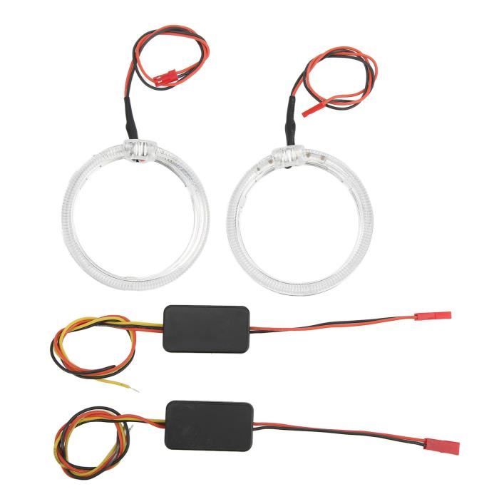 Dioche LED Light Guide Angel Eyes Anneau lumineux DRL Halo, plastique ...