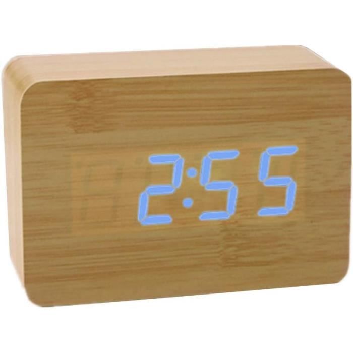 Horloge Vintage Horloge Led Numérique Horloges De Chevet Horloge De ...