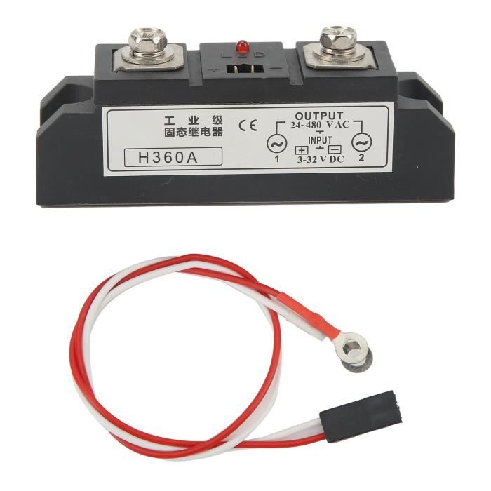 Relais à semi-conducteurs Relais SSR industriel avec indication LED ...