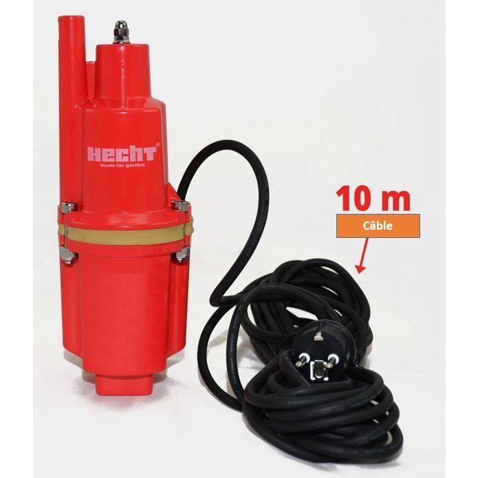 Hecht jardin 3602 Pompe submersible pour eaux usées Pompe jardin Pompe à membrane 600W 1400 l/h ...