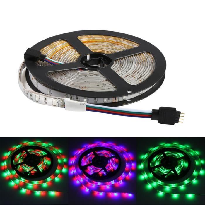 Bande LED 5m RGB avec Telecommande,5050 Bandes LED Lumineuse ...