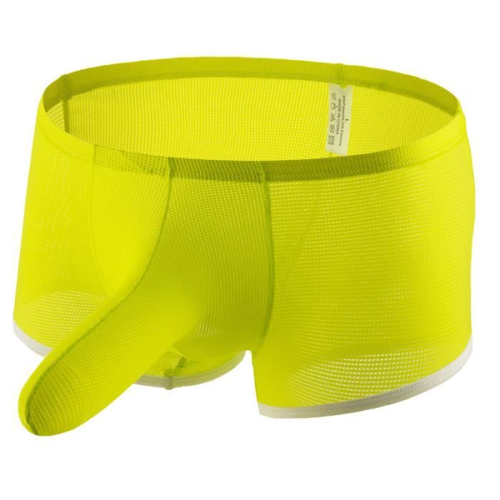 Boxer-shorty,Boxer en Maille Solide pour Homme,Sous-Vêtement Sexy ...