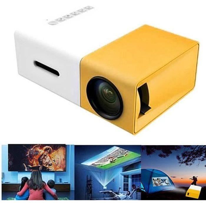 Activité-Mini projecteur - Portable Home Office HD 1080P LED jaune Home ...