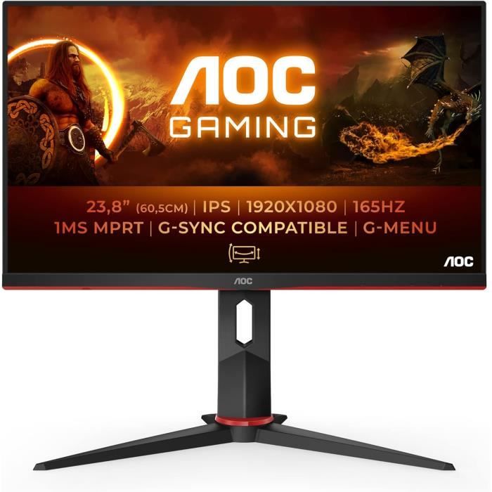 Gaming 24G2Sp Écran Fhd 24" 165 Hz, 1 Ms, Freesync Premium (1920 X 1080 ...