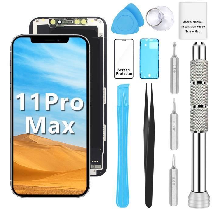 Ecran Complet iPhone 11 Pro Max - Vitre assemblés Tactile + écran LCD ...