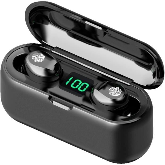 Ecouteur Bluetooth Sans Fil Avec Contrôle Tactile Et Étui De Boîtier De ...