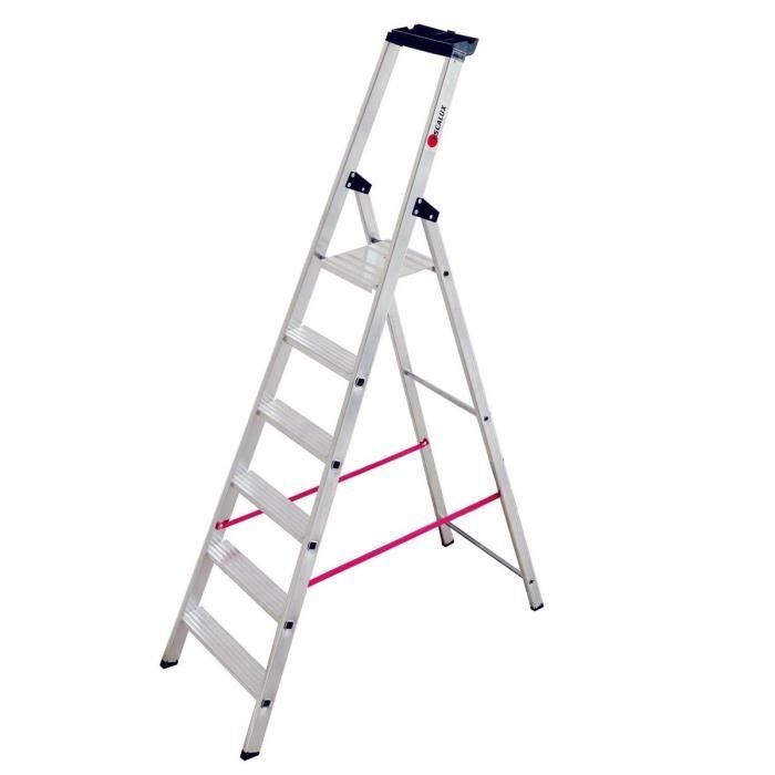 ESCALUX Escabeau professionnel 6 marches - Cdiscount Bricolage