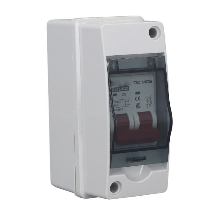 VBESTLIFE Disjoncteur de protection Disjoncteur 2P 1000V DC 6A ...