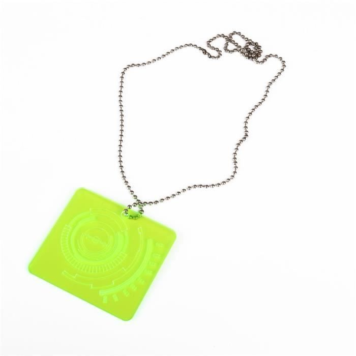 Collier avec pendentif Hacker futuriste pour femmes et hommes, chaîne ...
