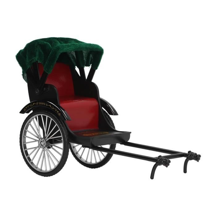 Modèle de pousse-pousse vintage ornement rétro en univers miniature ...