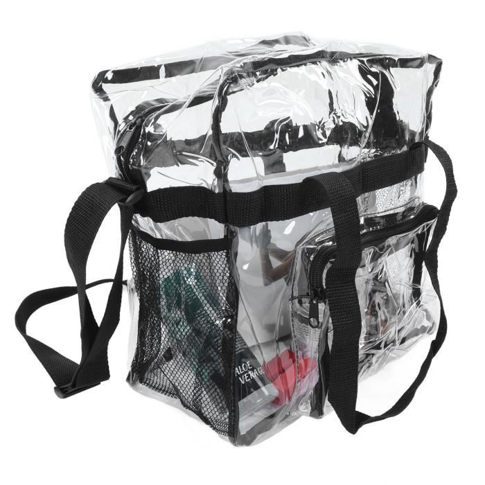 Sac fourre-tout transparent - ZERONE - PVC résistant - Grande capacité ...