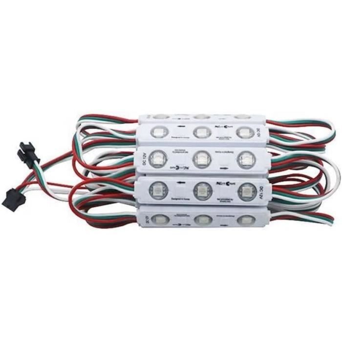 Led Module Rgb 5050 Ic 2811 12V Couleur Variable Rêve 60Pcs (20Pcs ...