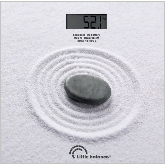 Pèse-personne - LITTLE BALANCE - USB-C - Zen - Cdiscount Electroménager