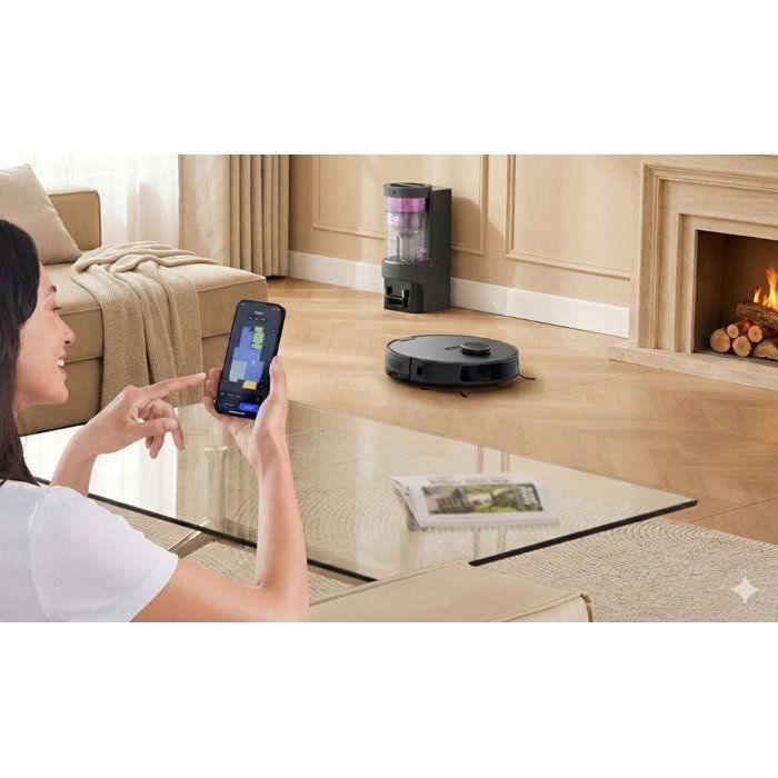 Robot aspirateur laveur - EZICLEAN AirFlow MAX - LIDAR connecté avec ...