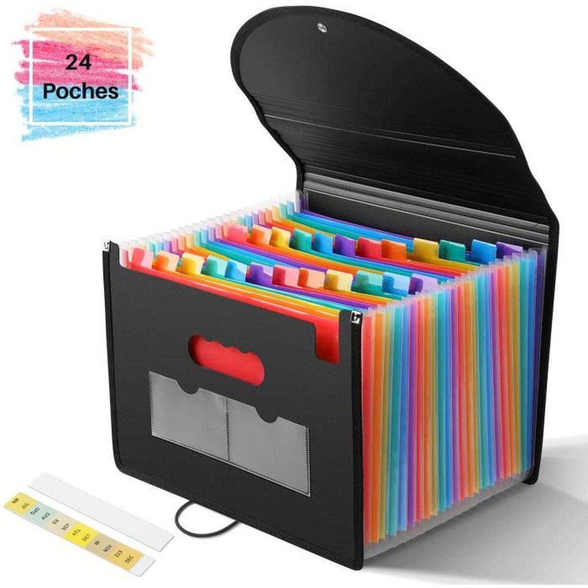 LOETAD Trieur à Soufflets Classeur Rangement Papier Chemise Trieur ...