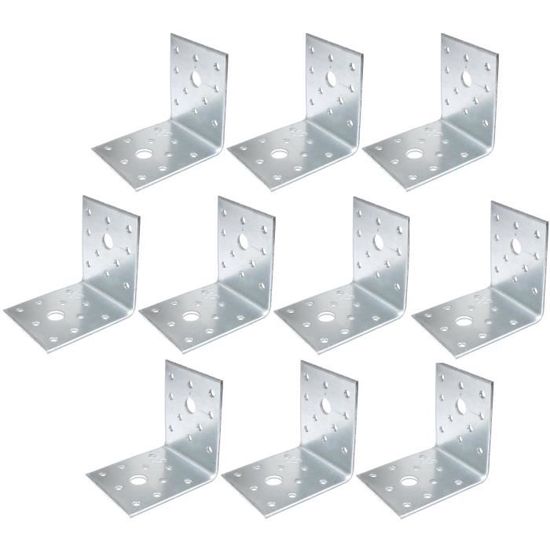 AERZETIX - Lot de 10 équerres de fixation plaques d'assemblage à 90 ... AERZETIX - Lot de 10 équerres de fixation plaques d'assemblage à 90 ...
