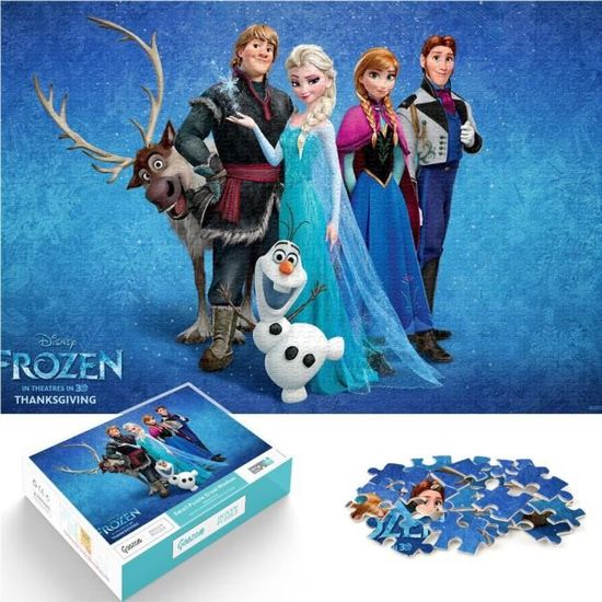 1000 Pièces Puzzles Adultes Et Enfants Puzzle Standard Anna-Elsa ...