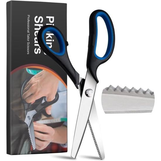 Ciseaux Cranteurs Pour Couture - Ciseaux Professionnels Zig Zag - 9,25 Pouces - Ciseaux À Sertir ...