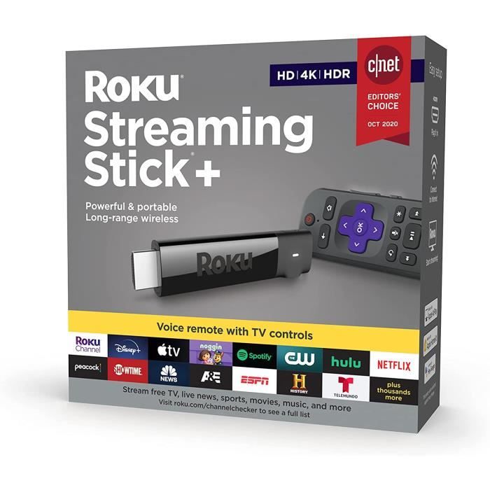 Streaming stick+ media player 3810r 4k uhd (2017) importé streaming ...