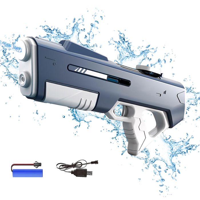Pistolet à Eau Électrique - Puissant Pistolet à Eau - Absorption Automatique - Pistolet A Eau ...