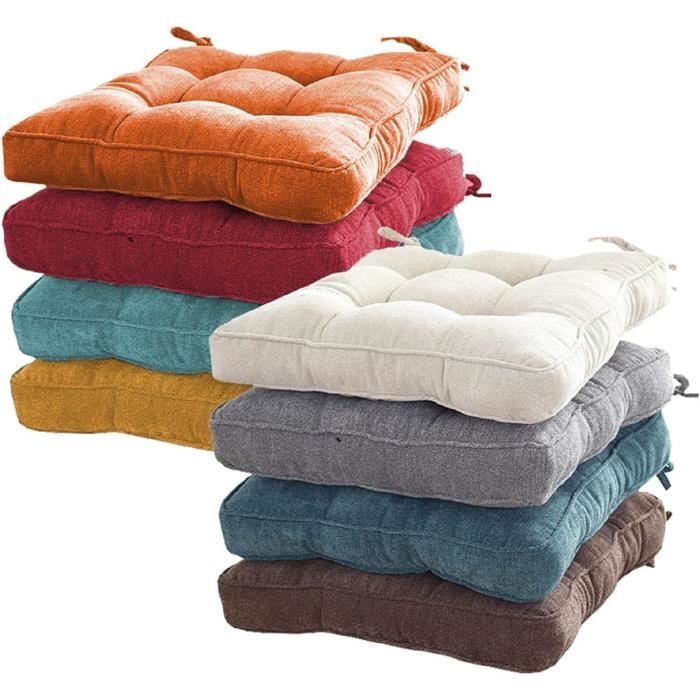 Coussins De Chaise Avec Attaches Pour Intérieur Et Extérieur, Épaisseur ...