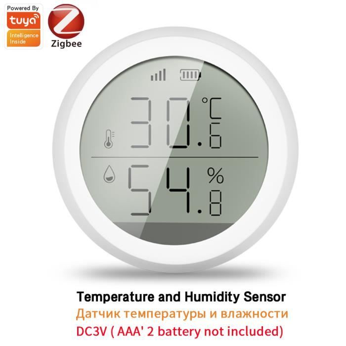 Thermostat Régulateur,Zigbee Thermostat Panneau LCD VERRE pour Smart ...