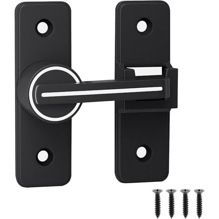 Verrou de Porte, Verrou Porte Coulissante Lumineux, 180° Loquet de ...