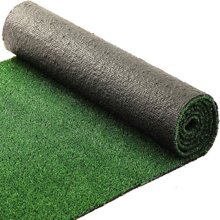 Tapis de gazon artificiel au mètre - Premium Spring pour jardin, balcon, camping, foire - gazon ...