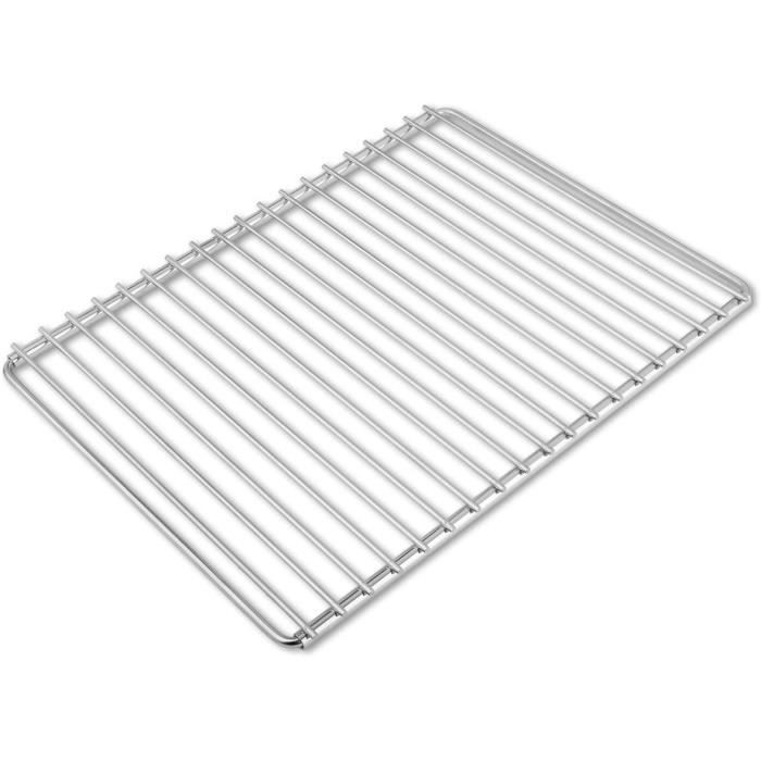 Grille de barbecue en inox européene 40-55x30cm, réglable en largeur ...