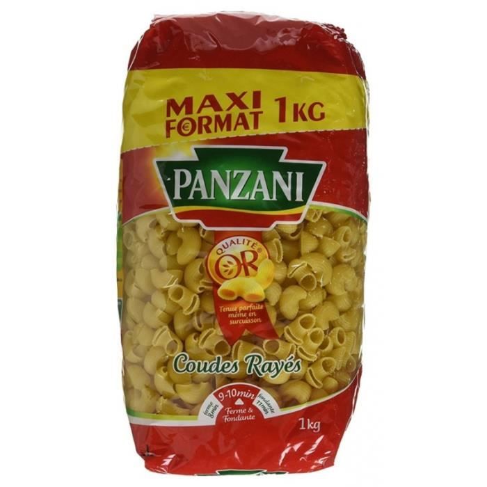 Panzani Coudes Rayés 1Kg (lot de 3) - Cdiscount Au quotidien