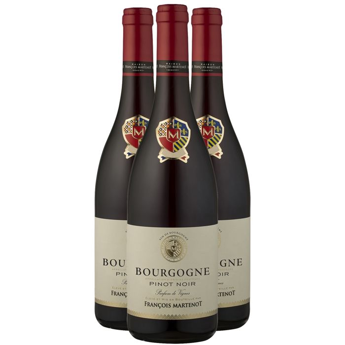 Bourgogne Pinot Noir Parfum de Vignes Rouge 2020 - Lot de 3x75cl ...