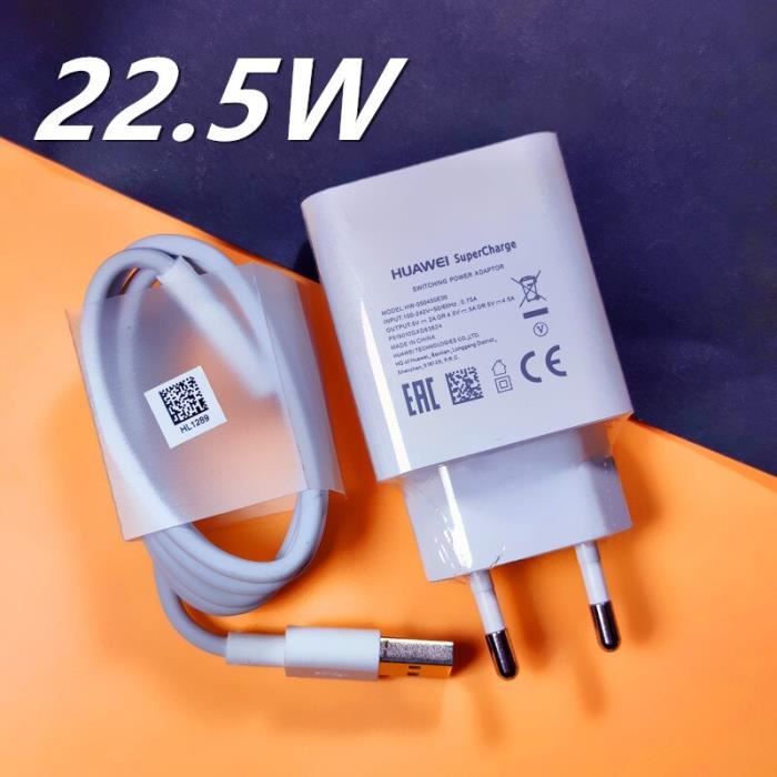 Chargeurs,Chargeur Huawei Original ue 40W 22.5W suralimentation USB ...