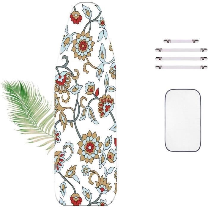 Extra Large - Housse De Table À Repasser Red Floral Épaissie - Design 2 ...