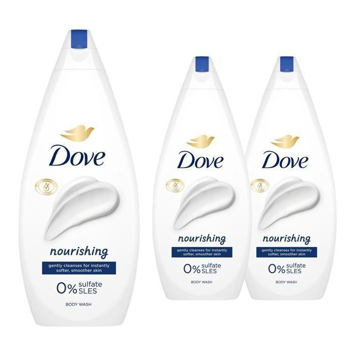 Body Wash - DOVE - Hydrate - 720ml - 0% Sulfate SLES - Softer ...