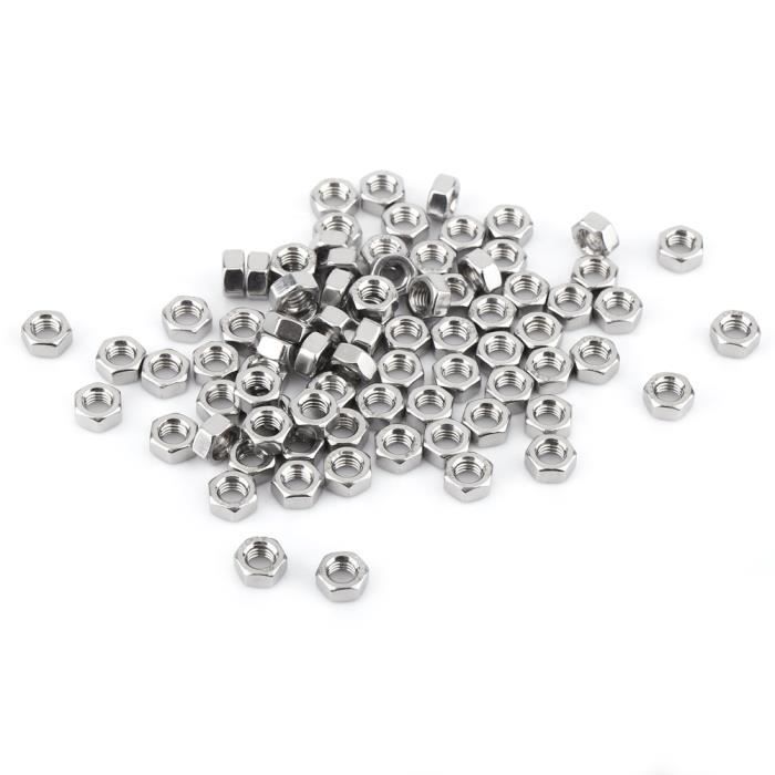 EJ.life fixation Assortiment de boulons et écrous à six pans creux M5 en acier inoxydable SS304 ...