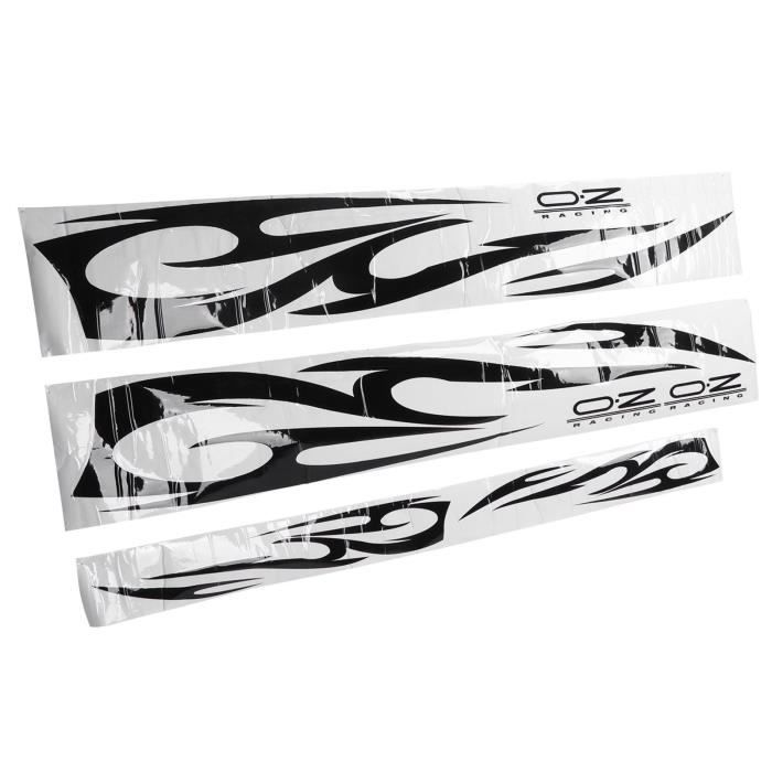 MSA Autocollant De Voiture 3 Pièces Voiture Corps Autocollant Flamme ...