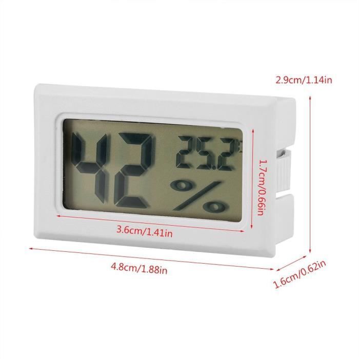 Testeur de température, humidimètre, moniteur d'humidité Testeur d ...
