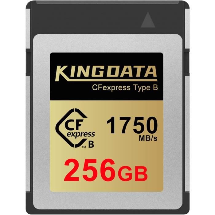 KINGDATA CFexpress Type B 256Go Carte Mémoire - Cdiscount Appareil Photo