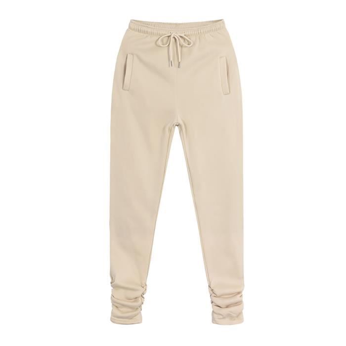 AmzBarley Dames Stretch Jogging Cordon Pantalon de Sport Décontracté ...