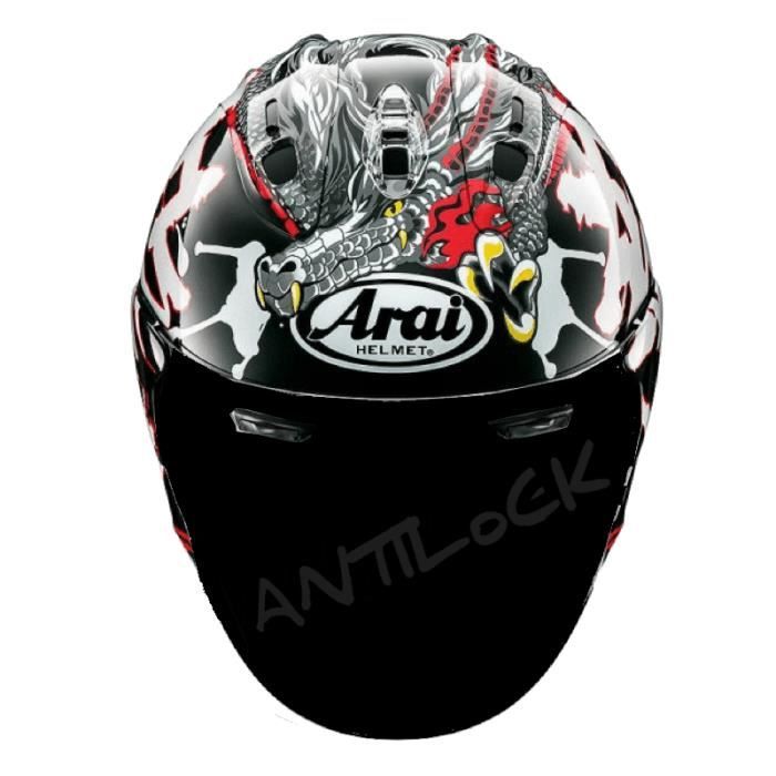 ARAI JET SZ-R VAS DRAGON GRIS AVEC VISIÈRE TEINTÉE - Cdiscount Auto