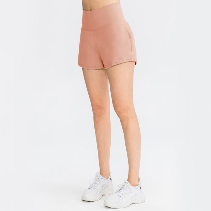 Short de sport Femme - Marque - Avec doublure poches - Taille ...