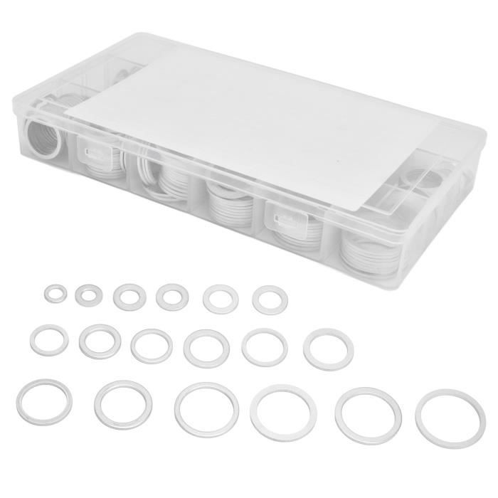 CEN Kit de rondelle en aluminium Rondelles en Aluminium, 450 Pièces ...