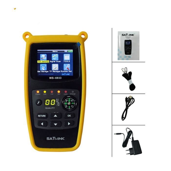 Satlink WS-6933 DVB-S2 FTA C & KU Bande Satellite Finder Mètre satlink ...